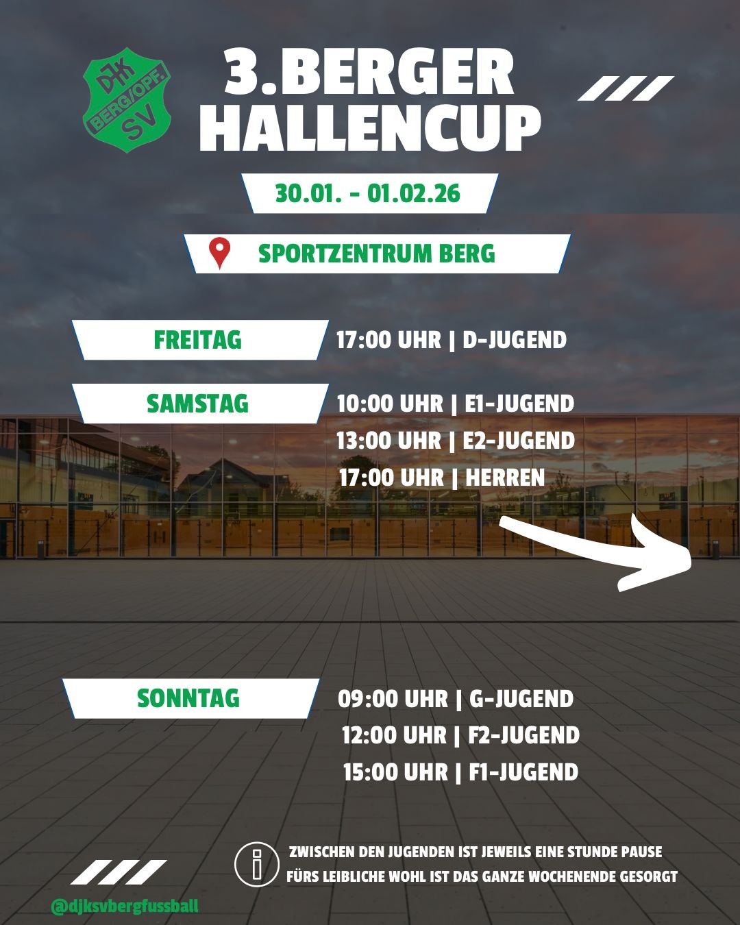Einladung zum 3. Berger Hallencup | DJK-SV Berg